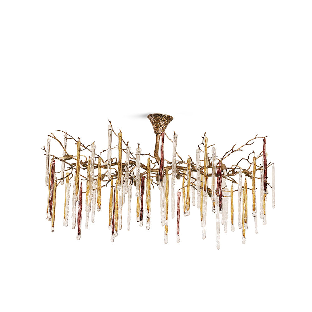 Ice Strip Glamour Dripstone Chandelier – OasisLamp